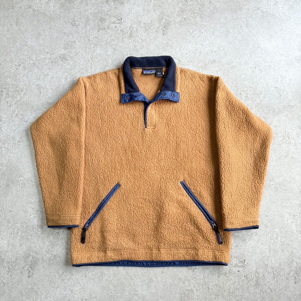 90s 1996年 USA製 patagonia Wooly-T 【 camel 】 | Que Pacho