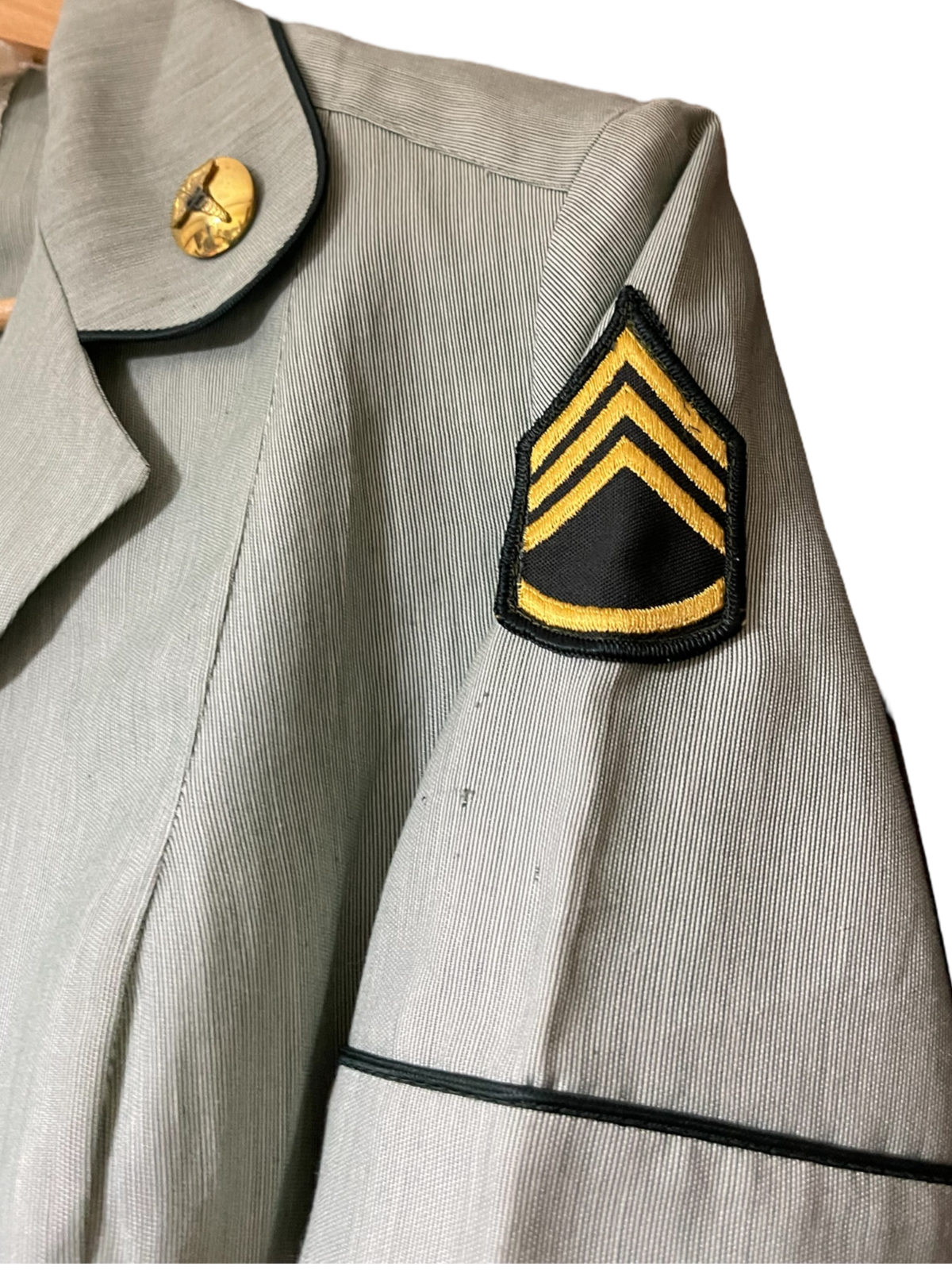 Vietnam Era U.S. Army WAC Green Class A Service Uniform Jacket / pinセット販売！ベトナム戦争時代のWACグリーンコード ...
