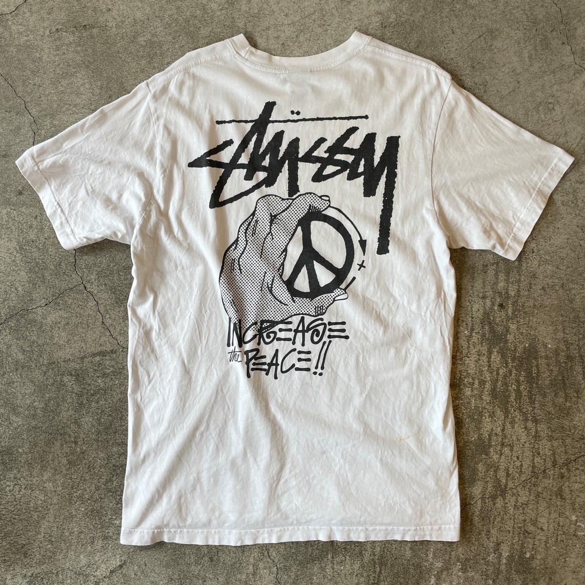MADE IN USA / stussy printed tee | SOMEHOW GOOD SHOP