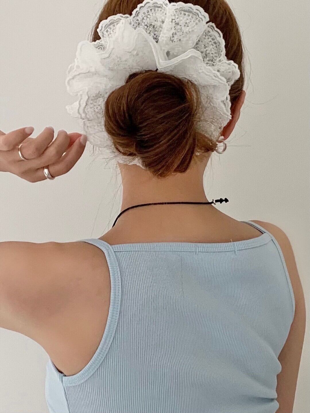 (予約) lace hair tie | Rosec