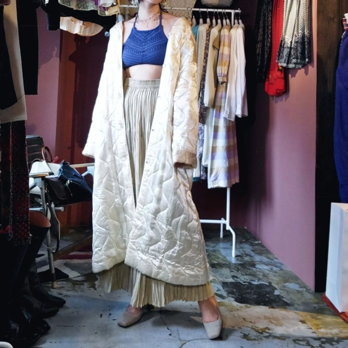 VTG QUILTING GOWN | better_vintage