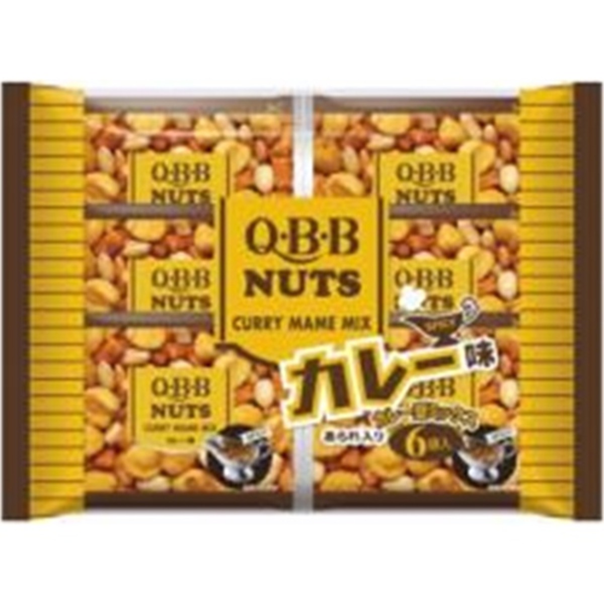 お酒に合う菓子・珍味 QBB カレー豆ミックス 6袋 ×12 | FOOD CENTER