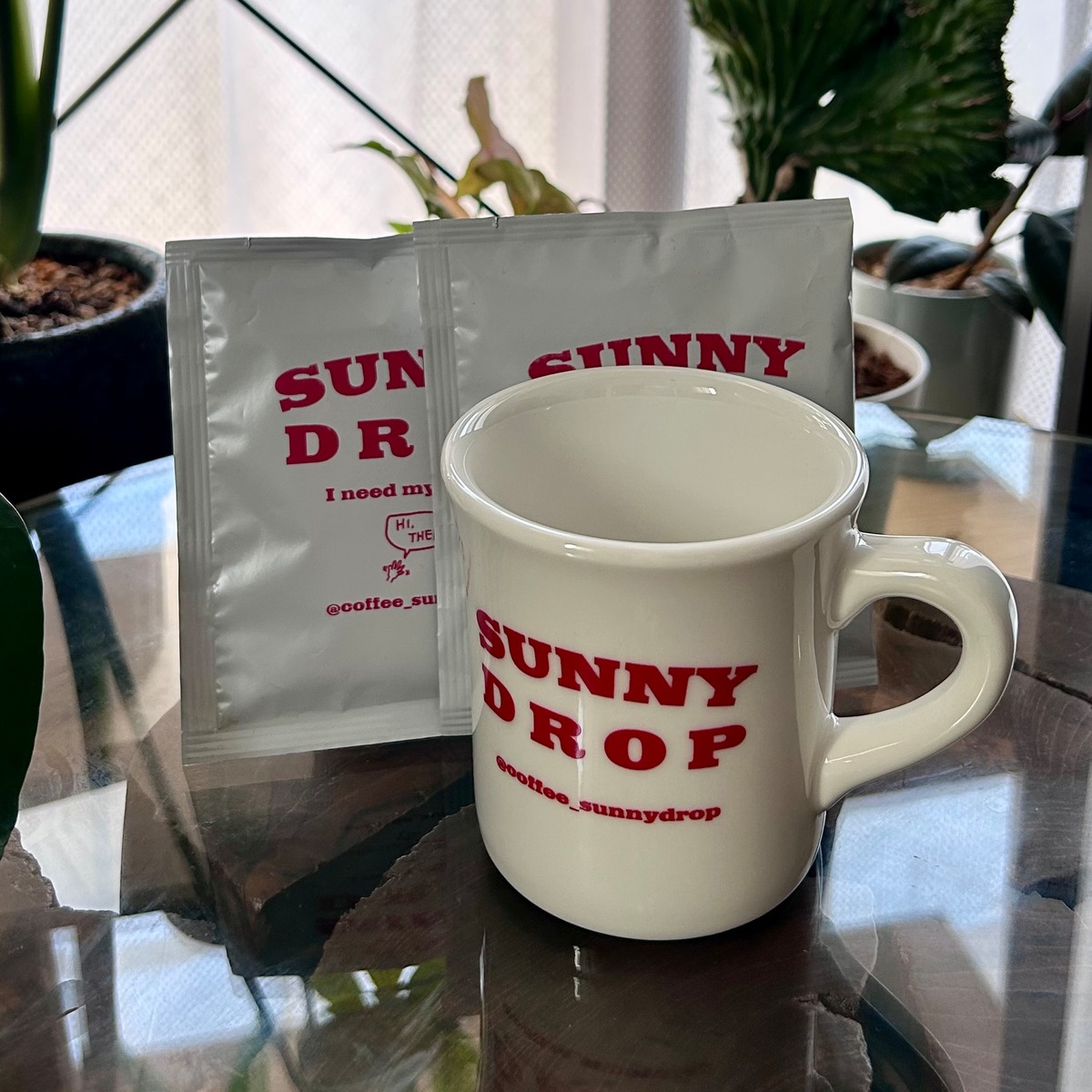 SUNNY DROP MUG | coffee & SUNNY DROP