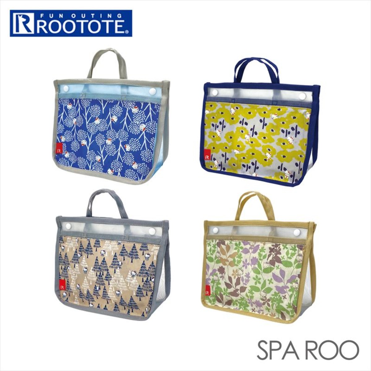 ルートート トートバッグ ROOTOTE 8249 通販 小さい SPA ROO スパルー スパバッグ バッグインバッグ サブバッグ メッシュ 仕切り付き 可動 仕分け ヨガ フィットネス ...