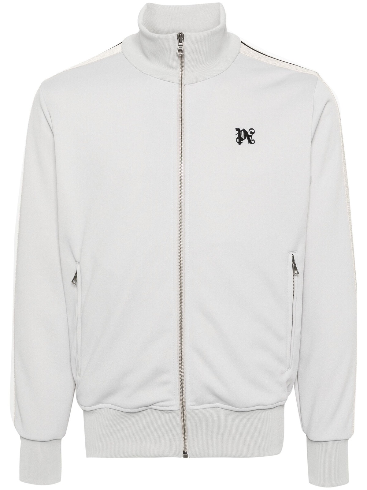 MONOGRAM TRACK JACKET ライトグレー | ANOTER NEXT