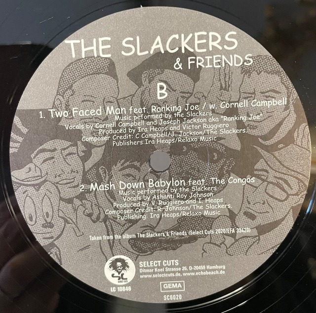 The Slackers "The Slackers + Friends" 12" | EAD RECORD