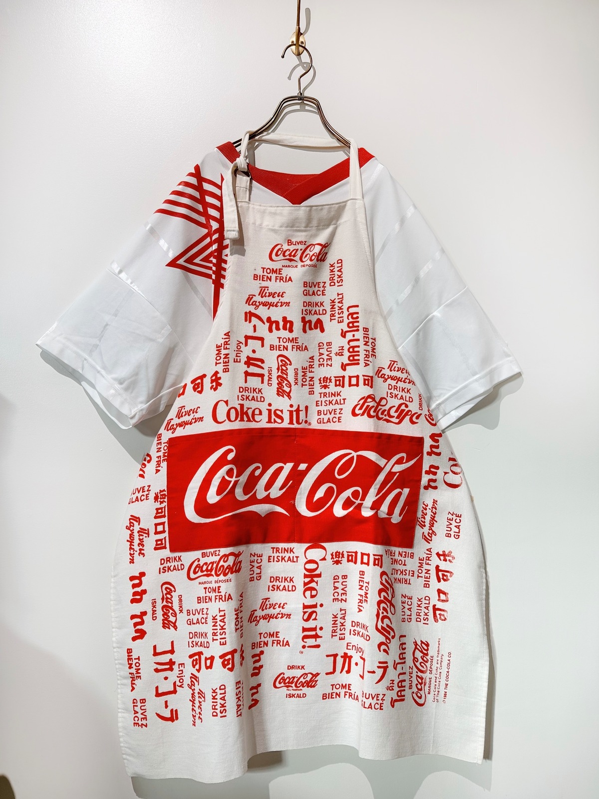 （AC518）80’s Coca Cola apron made in USA | OVERLAP CLOTHING