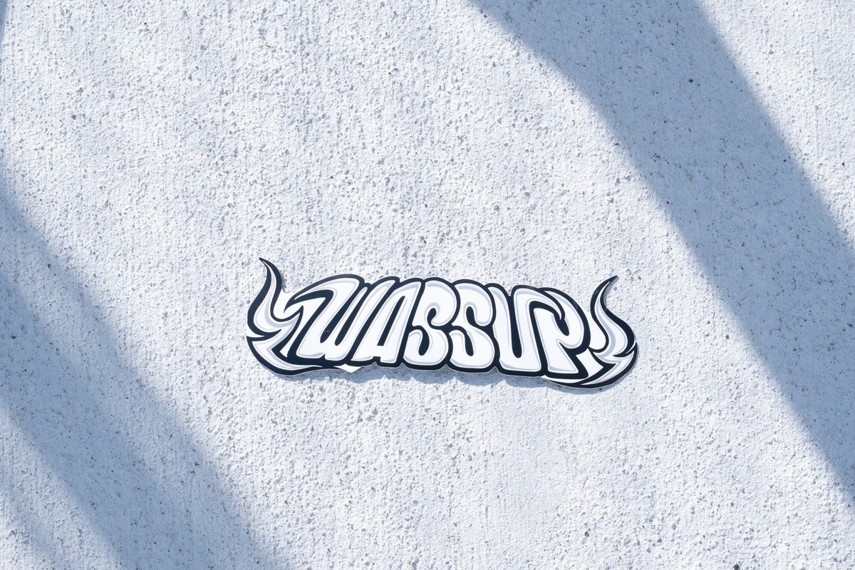WASSUP LOGO ステッカー | wassup