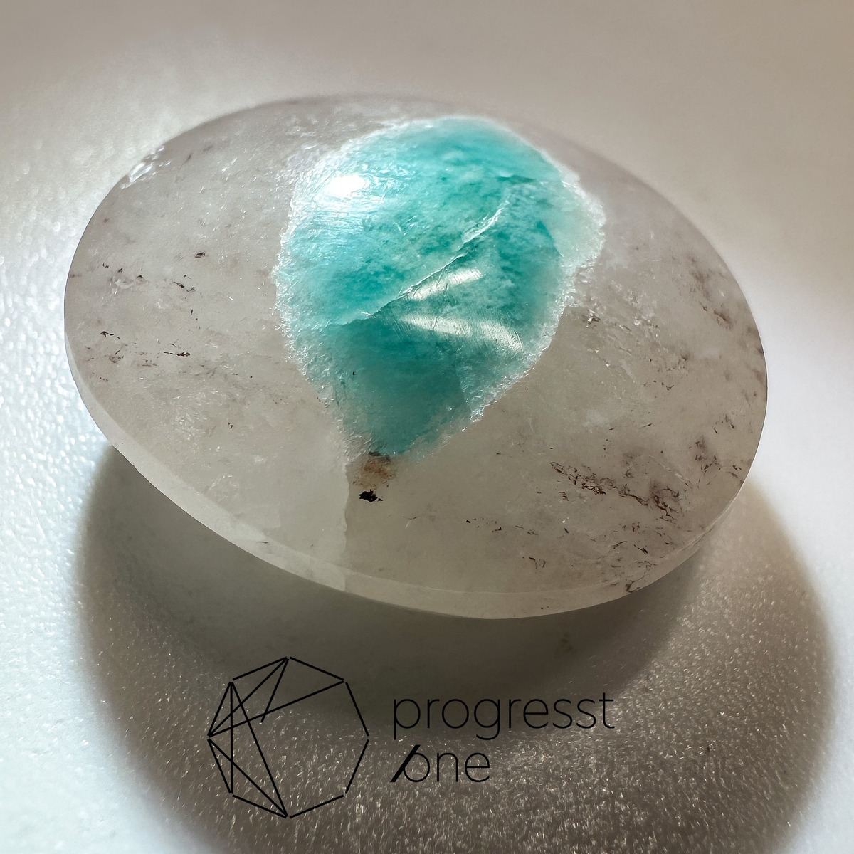 アマゾナイトインクォーツ20.34ct | progresstone
