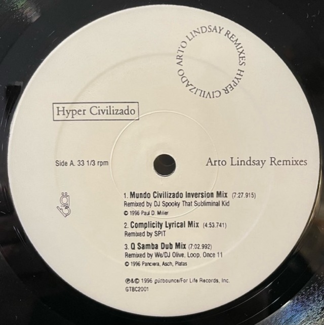 Arto Lindsay "Hyper Civilizado" Japan Limited 12" | EAD RECORD