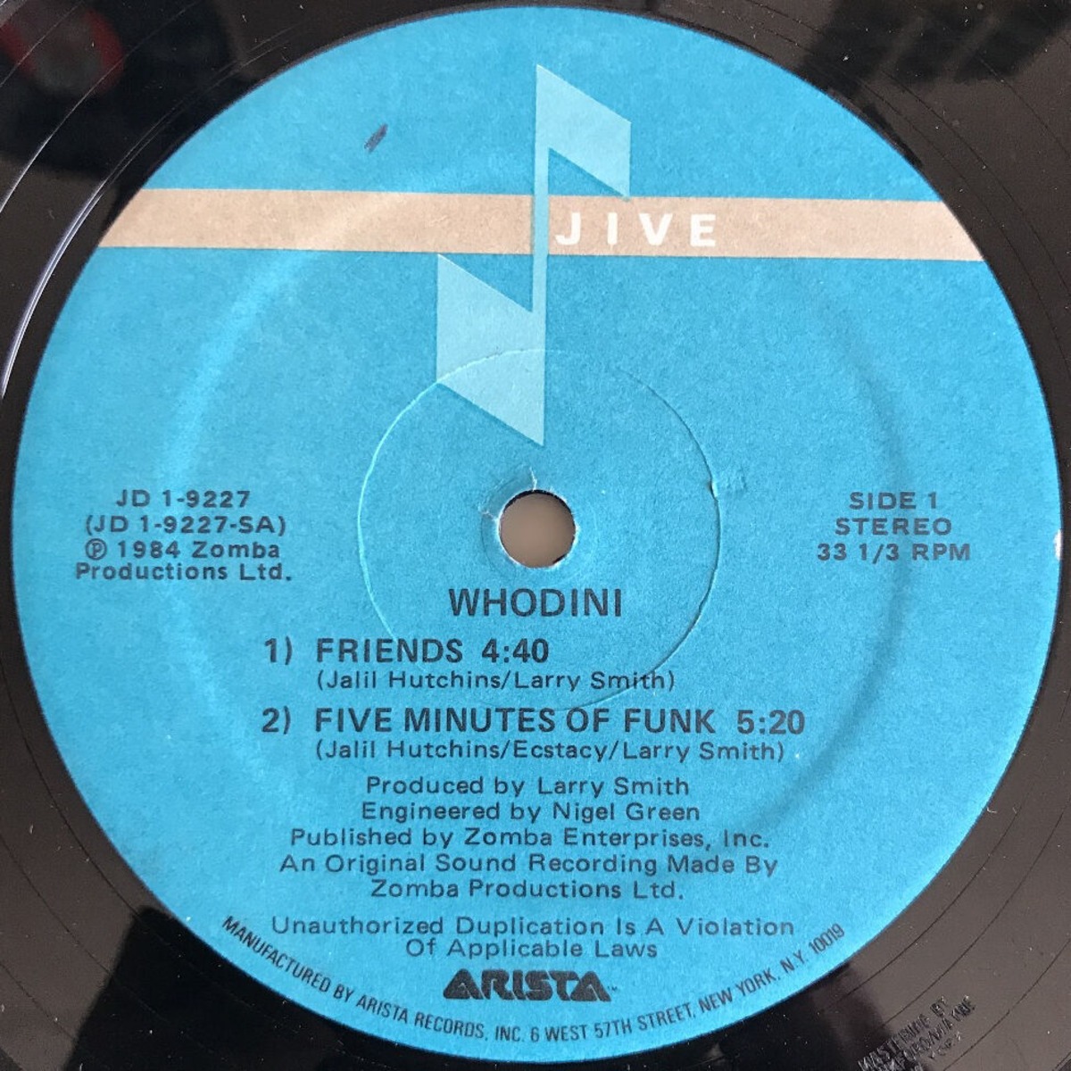 Whodini - Friends / Five Minutes Of Funk | goodolddays