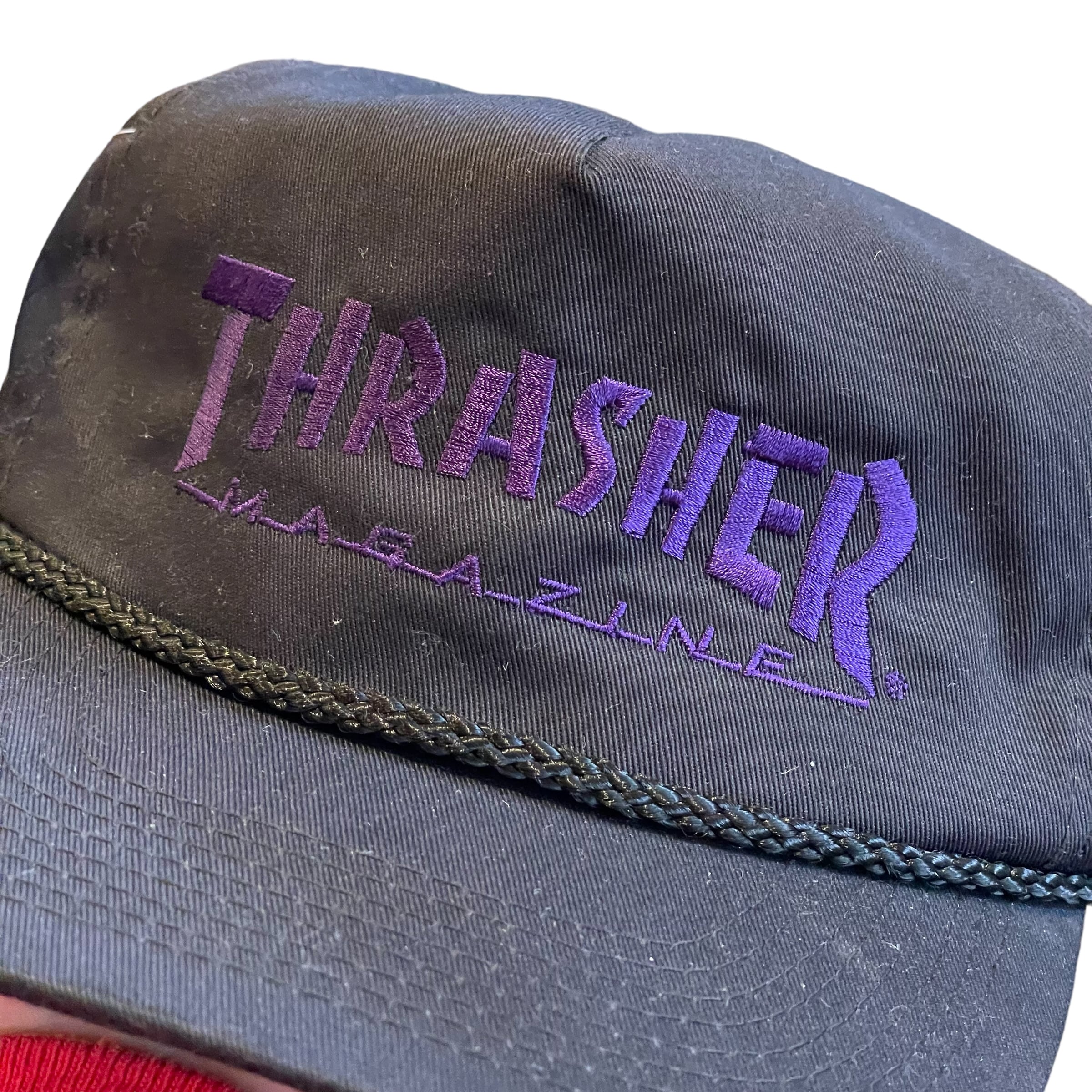 90s THRASHER MAGAZINE logo rope cap | What’z up