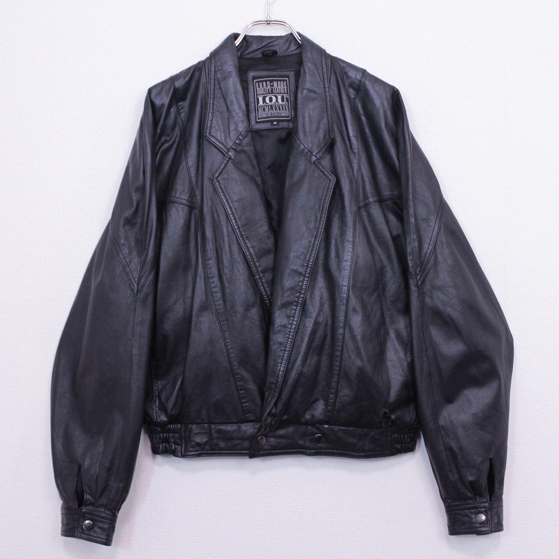 【Caka act2】"短丈" Double Righders Collar Beautiful Aging Leather Jacket | Caka(カカ）下北沢古着屋、セレクトショップ