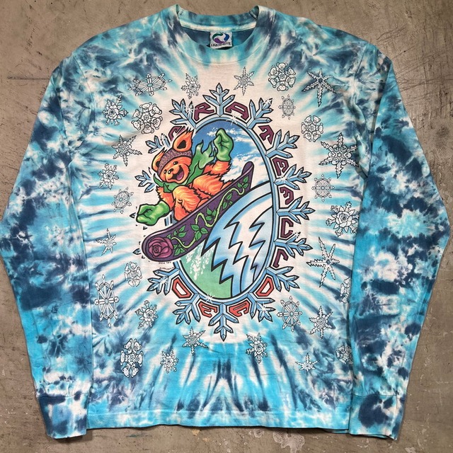 90s Grateful Dead グレイトフルデッド Riseandfall Tour 1993 ツアーtee タイダイ バンt Shawn