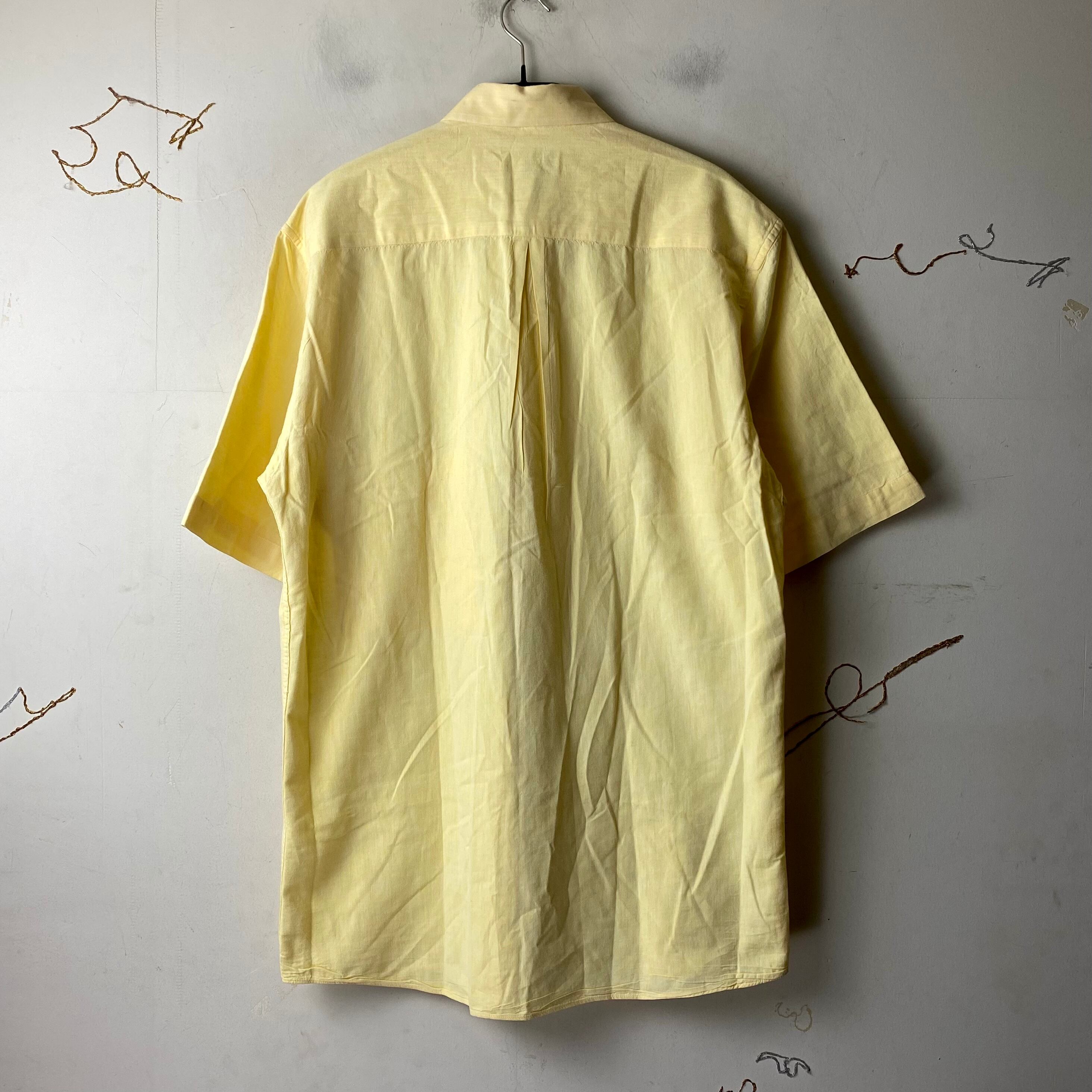 vintage GUCCI lemon yellow S/S shirt | NOIR ONLINE