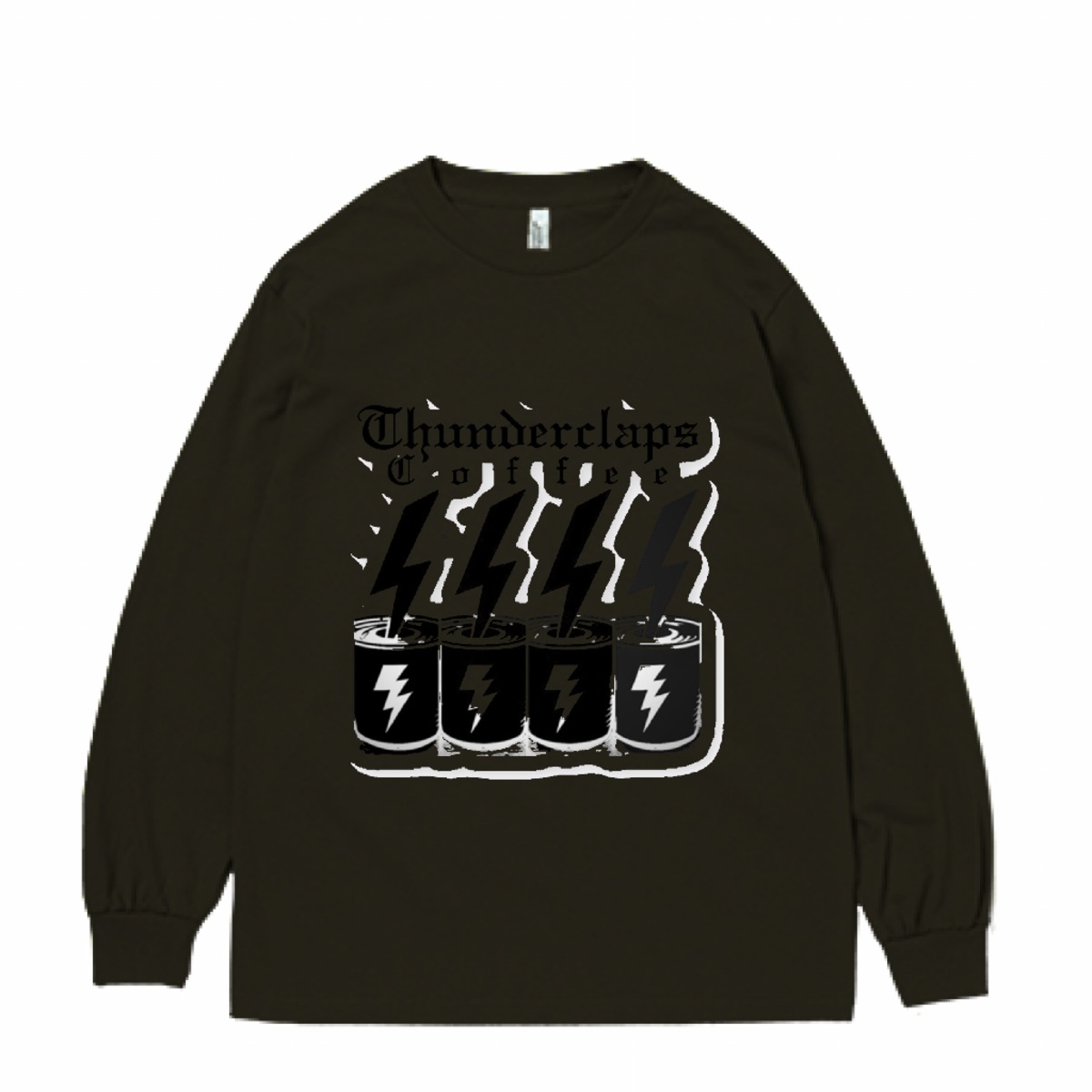 TCC(front logo)heavy weight Cotton long 6.0 T-shirts | Thunderclaps Coffee