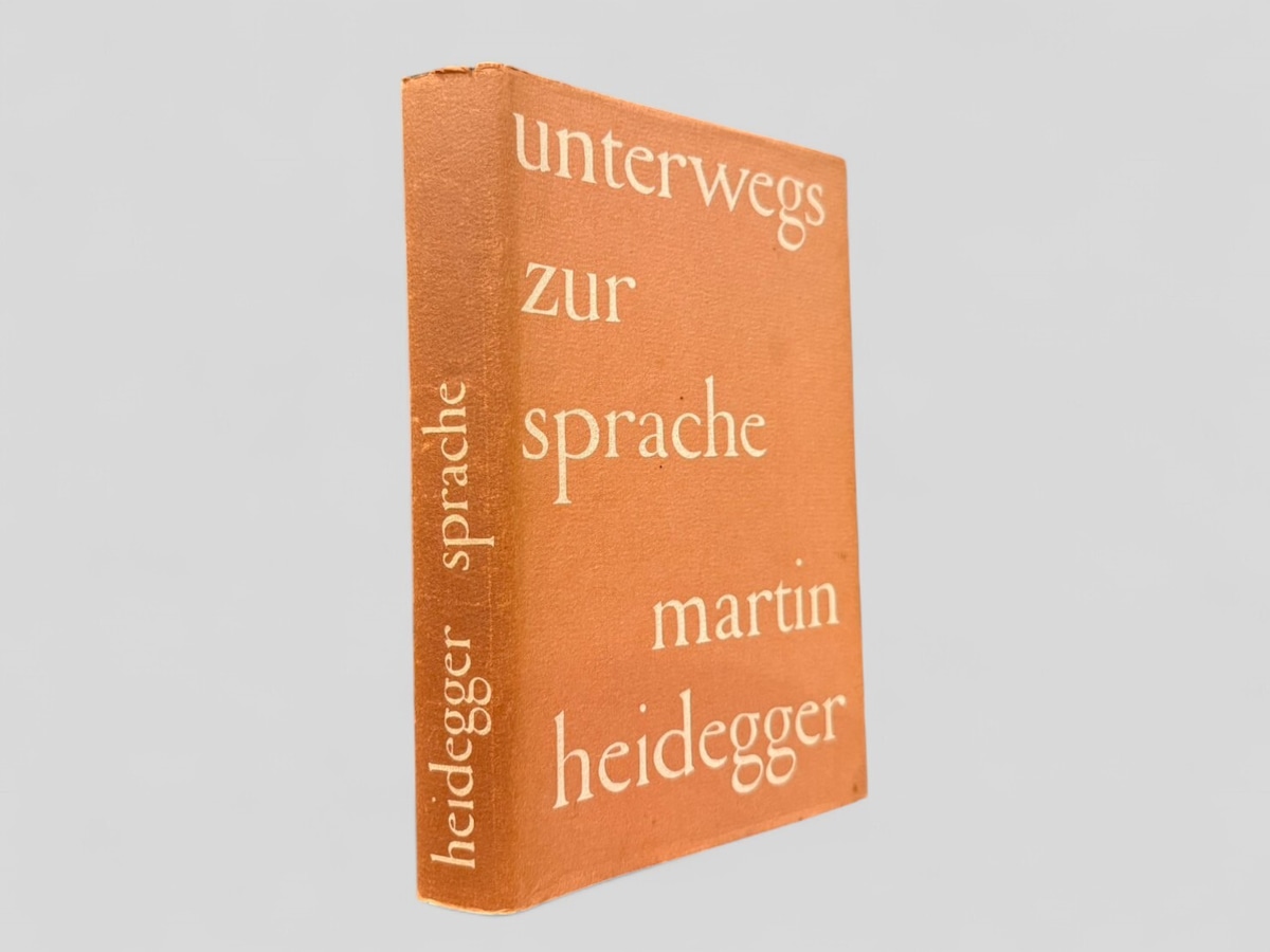【SFF083】【FIRST EDITION】Unterwegs zur Sprache(1959) /Martin Heidegger ...