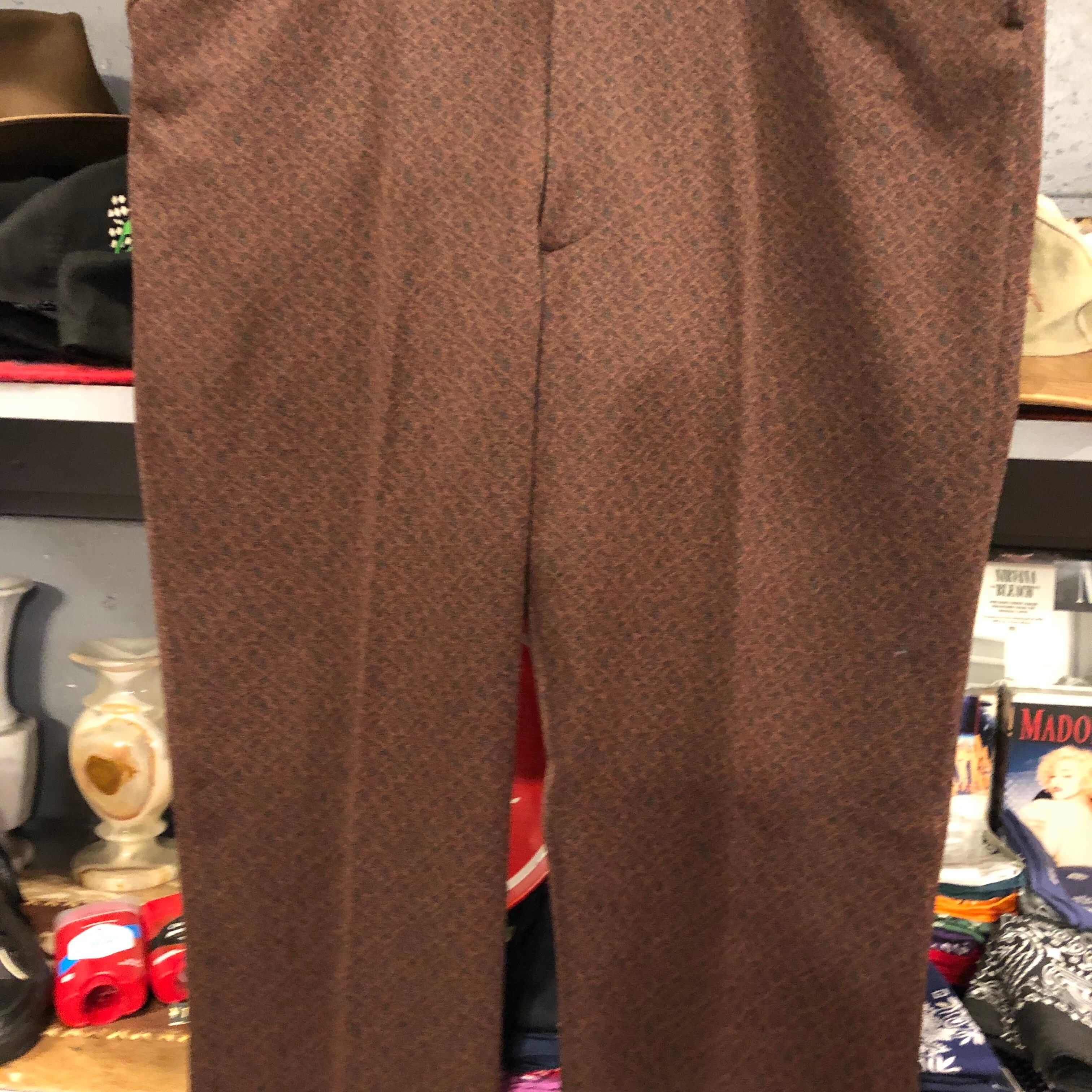 70-80s Polyester Flare Slacks | VOSTOK