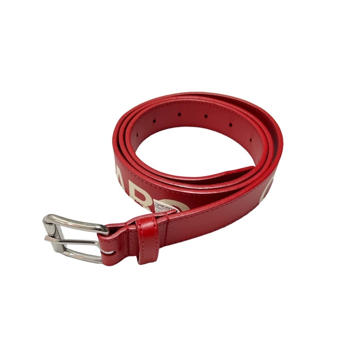 COMME des GARCONS LOGO PRINT LETAHER BELT | A WORD.ONLINE SHOP