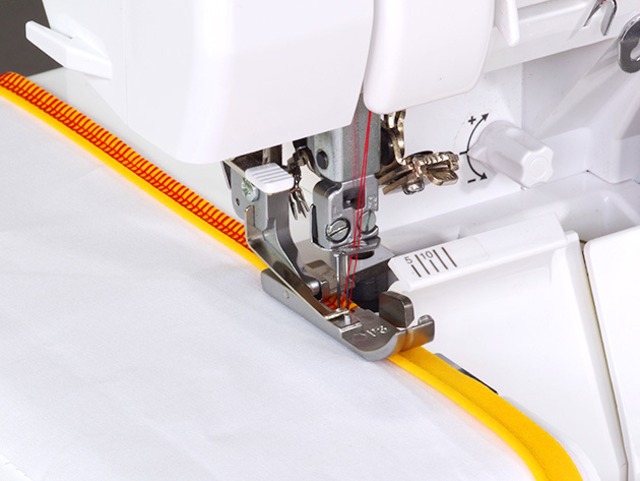 パイピング押え(3mm)パイピングテープつけ用 babylock(ベビーロック)ロックミシン【糸取物語・衣縫人】用アタッチメント ...