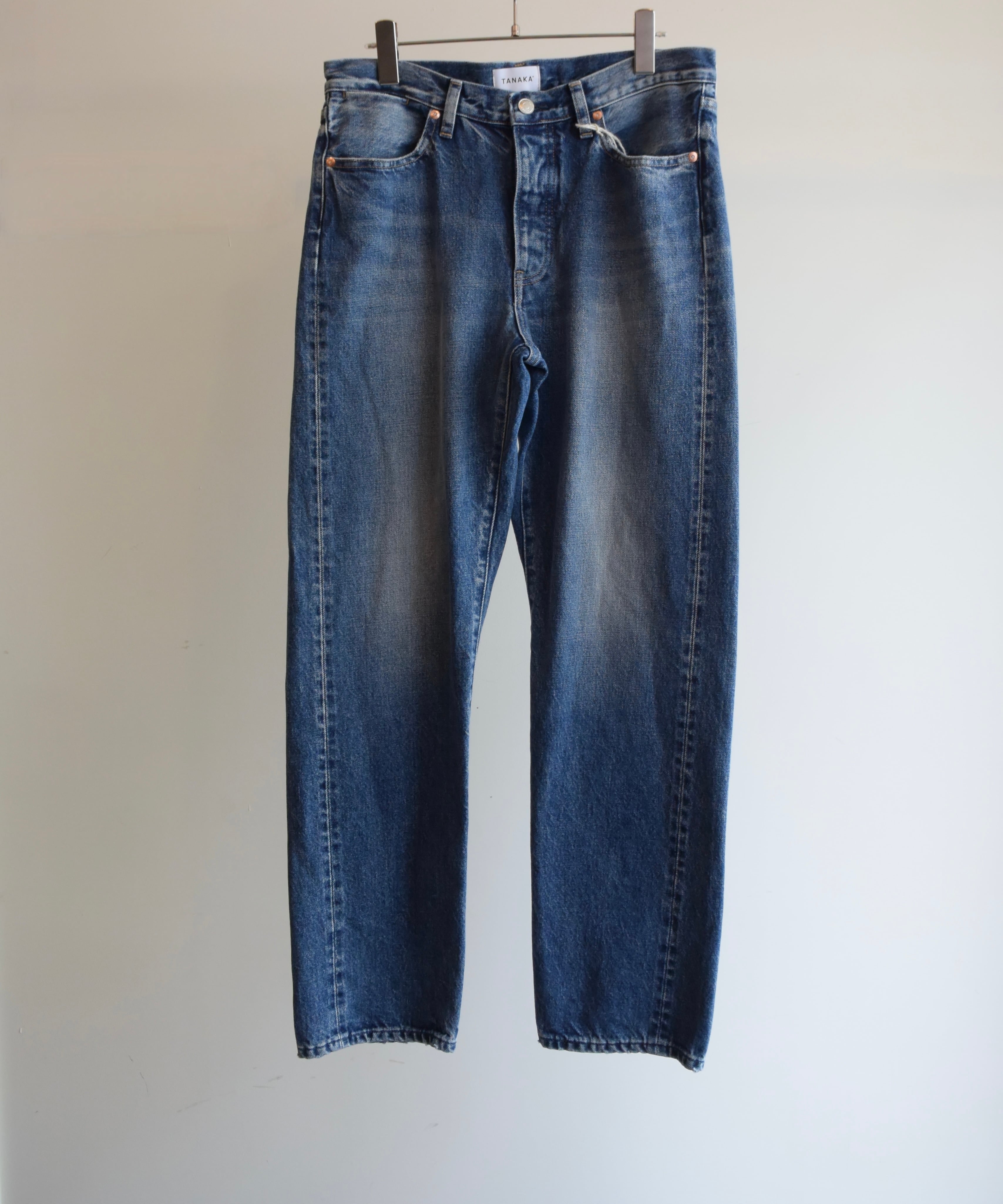 TANAKA / ST-126 THE STRAIGHT JEAN TROUSERS (VINTAGE BLUE TANAKA / ST-126 THE STRAIGHT JEAN TROUSERS (VINTAGE BLUE