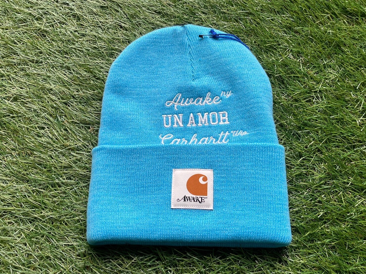CARHARTT × AWAKE UN AMOR BEANIE NY BLUE 69037 | BRAND BUYERS OSAKA