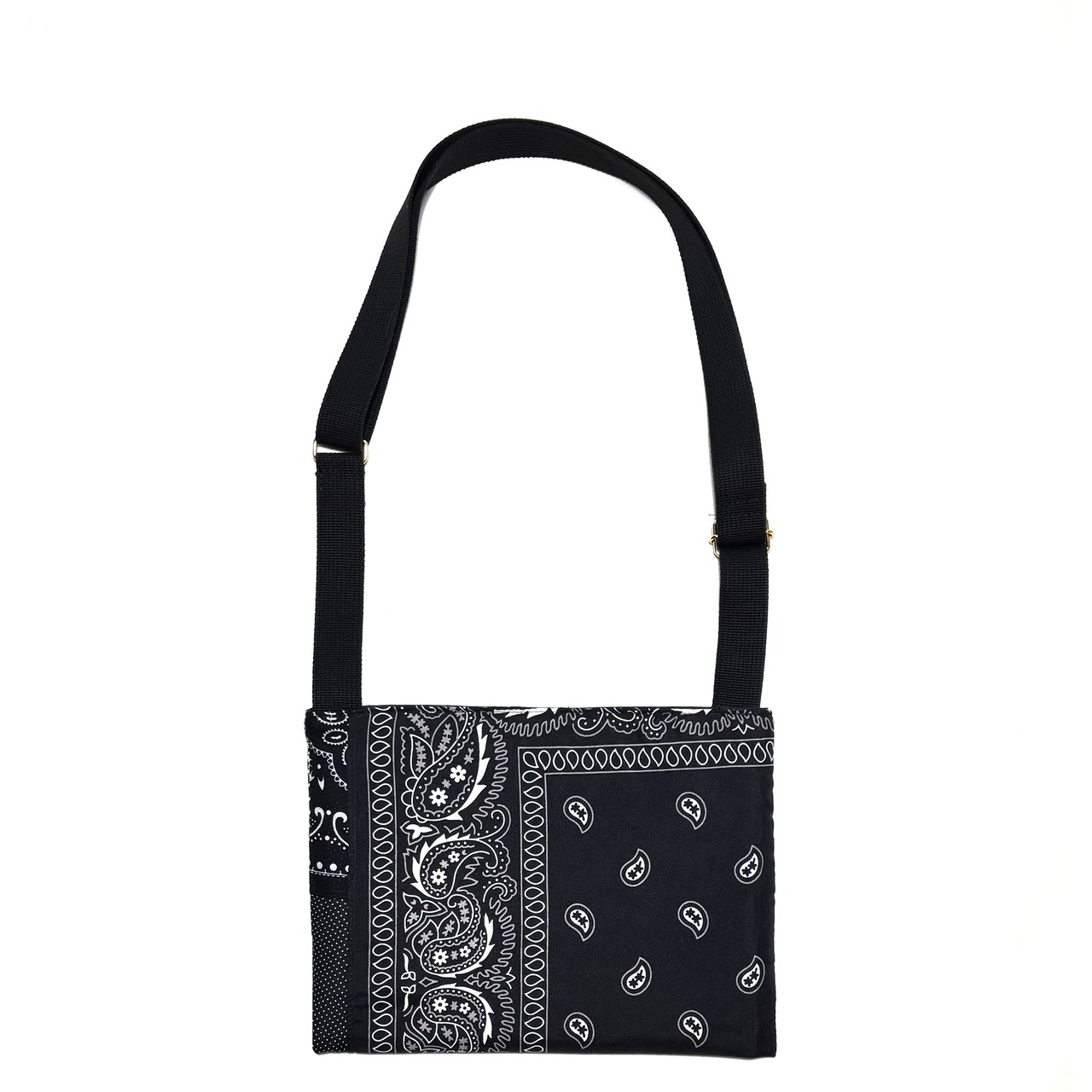 TIVO＆TITO バンダナショルダーバッグ/ ブラック x ブラック | TIVO＆TITO