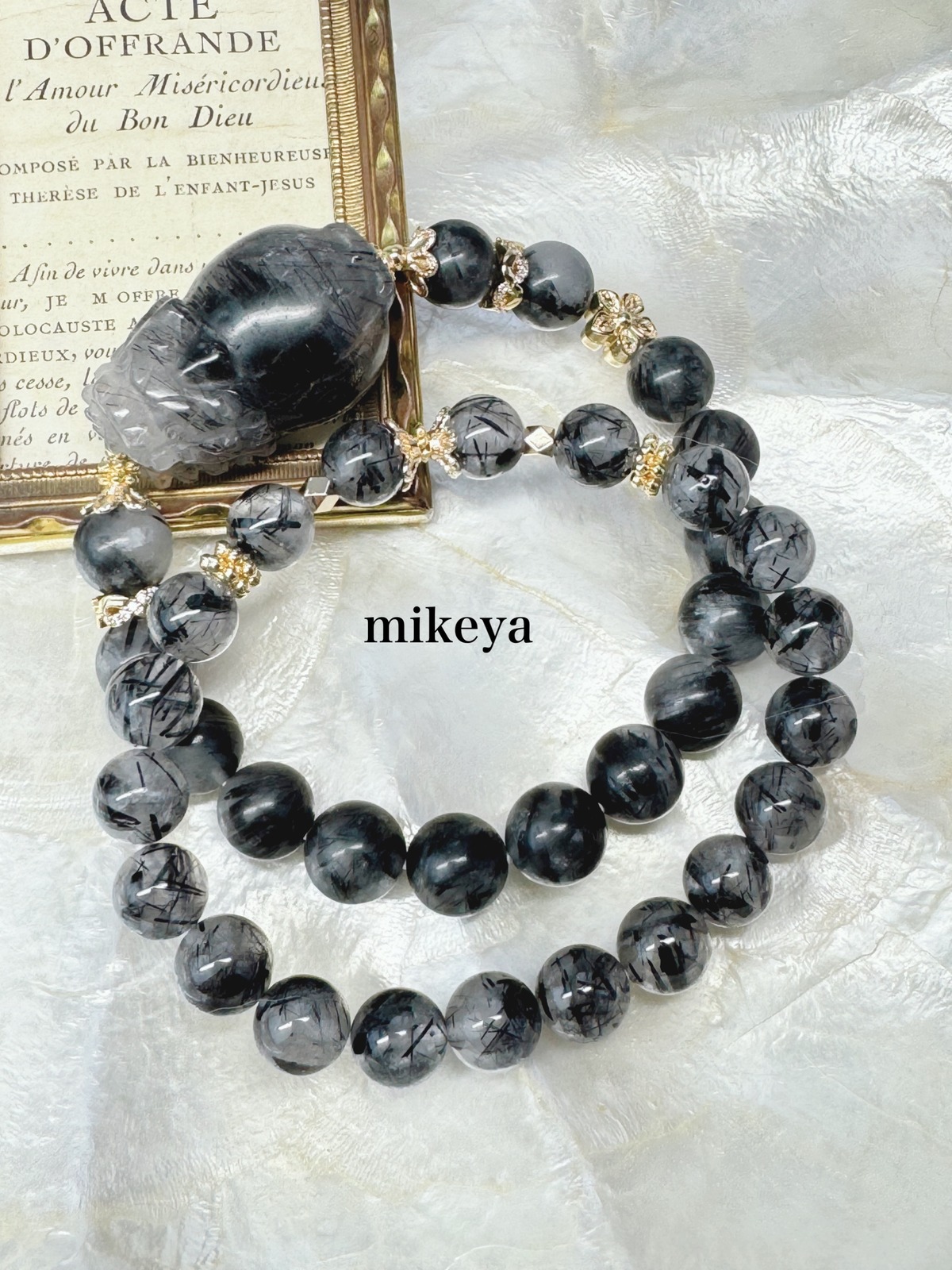 ブラックルチルクォーツ（龍亀） | MIKEYA