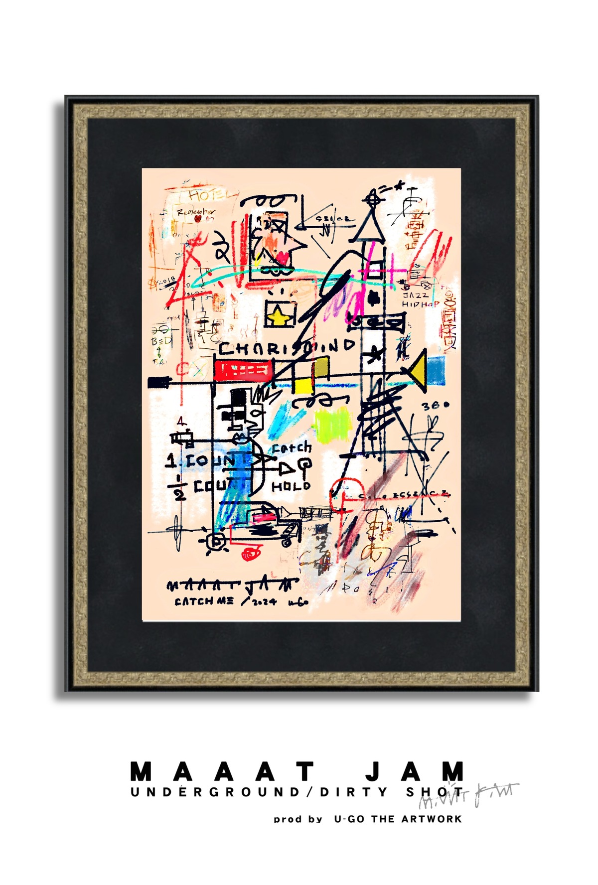 ﾌﾚｰﾑ込み「MAAAT JAM」ｸﾞﾗﾌｨﾃｨ ｲﾝﾃﾘｱ | U-GO THE ARTWORK -official shop-