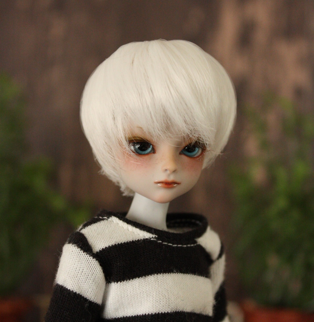 4inch wig short (white) | peta-peta