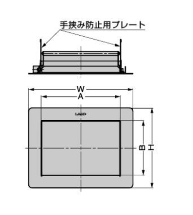 ステンレス ダンパー付屑入投入口 AZ-GD310-HL スガツネ LAMP | 金物専科 BASE店 株式会社山下金物