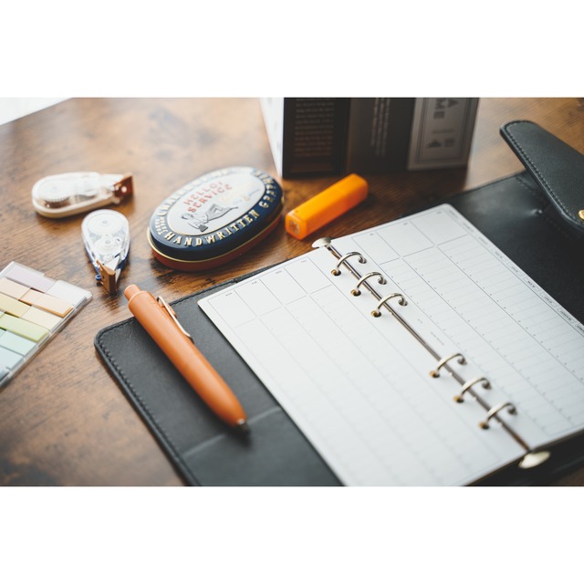 No.25 フリーウィークリーバーチカル（土日重視タイプ・ナローサイズ） | 46KUMA NOTE