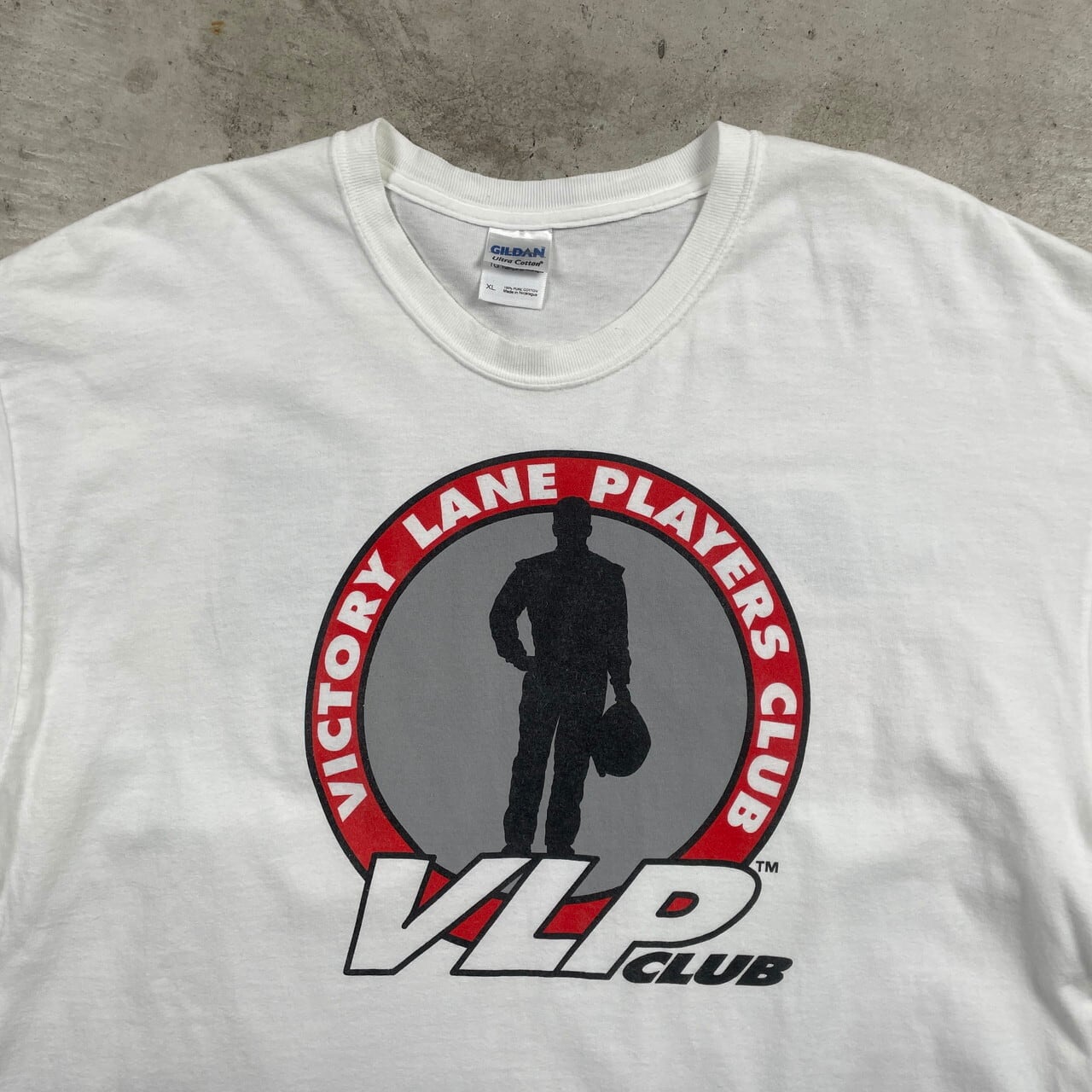 VICTORY LANE CLUB オンラインポーカークラブ Tシャツ メンズXL 古着 カーレーシング 白色【Tシャツ】/ホワイト ...