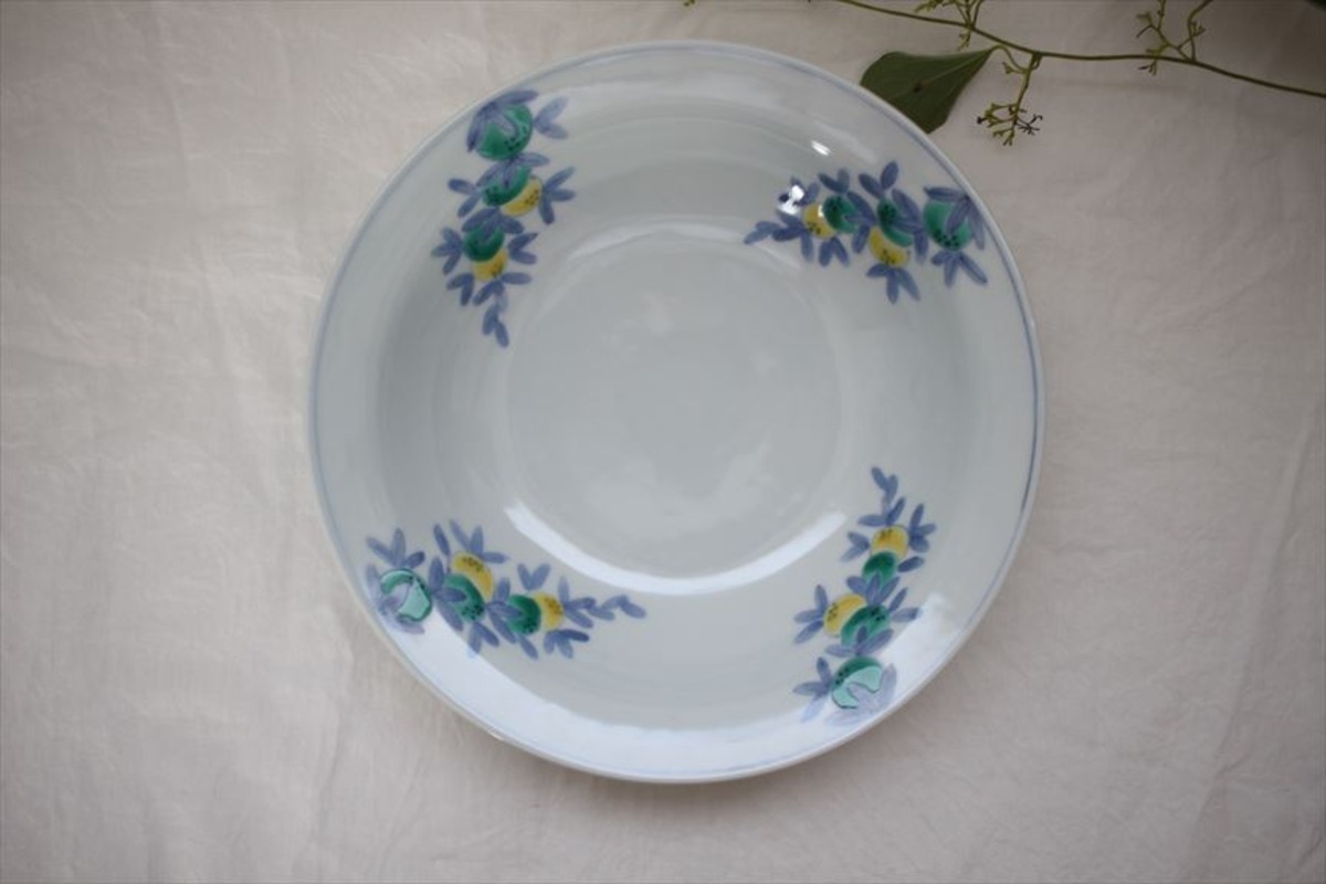 清水なお子｜色絵果実文7寸皿 | UTSUWA11