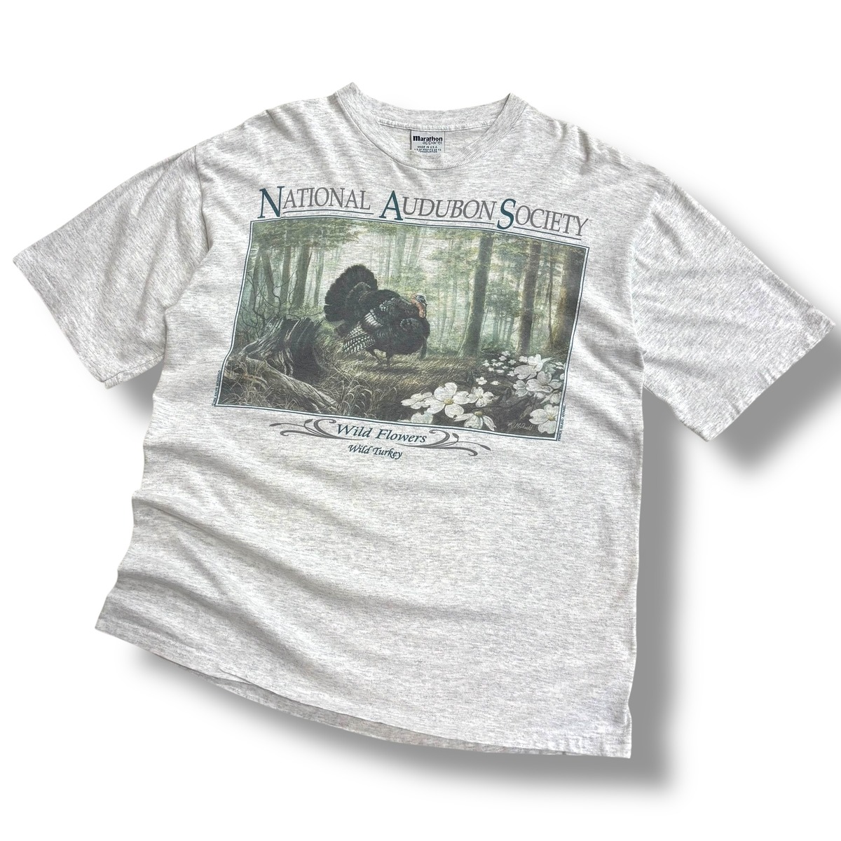 90's NATIONAL AUDUBON SOCIETY / Printed Tee (Made in USA) | TAPA TAPP