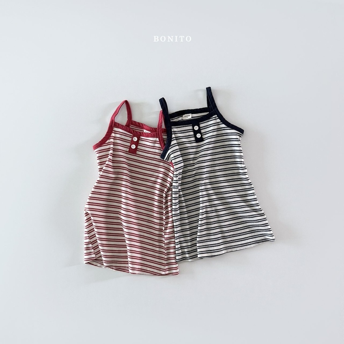 【予約】stripe sleeveless ops / bonito | mignon+