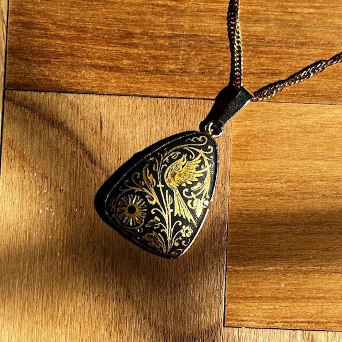 ワントップ フラワー バード ネックレス 《N-0088》 | ModernLoop ユーズドアクセサリー専門店