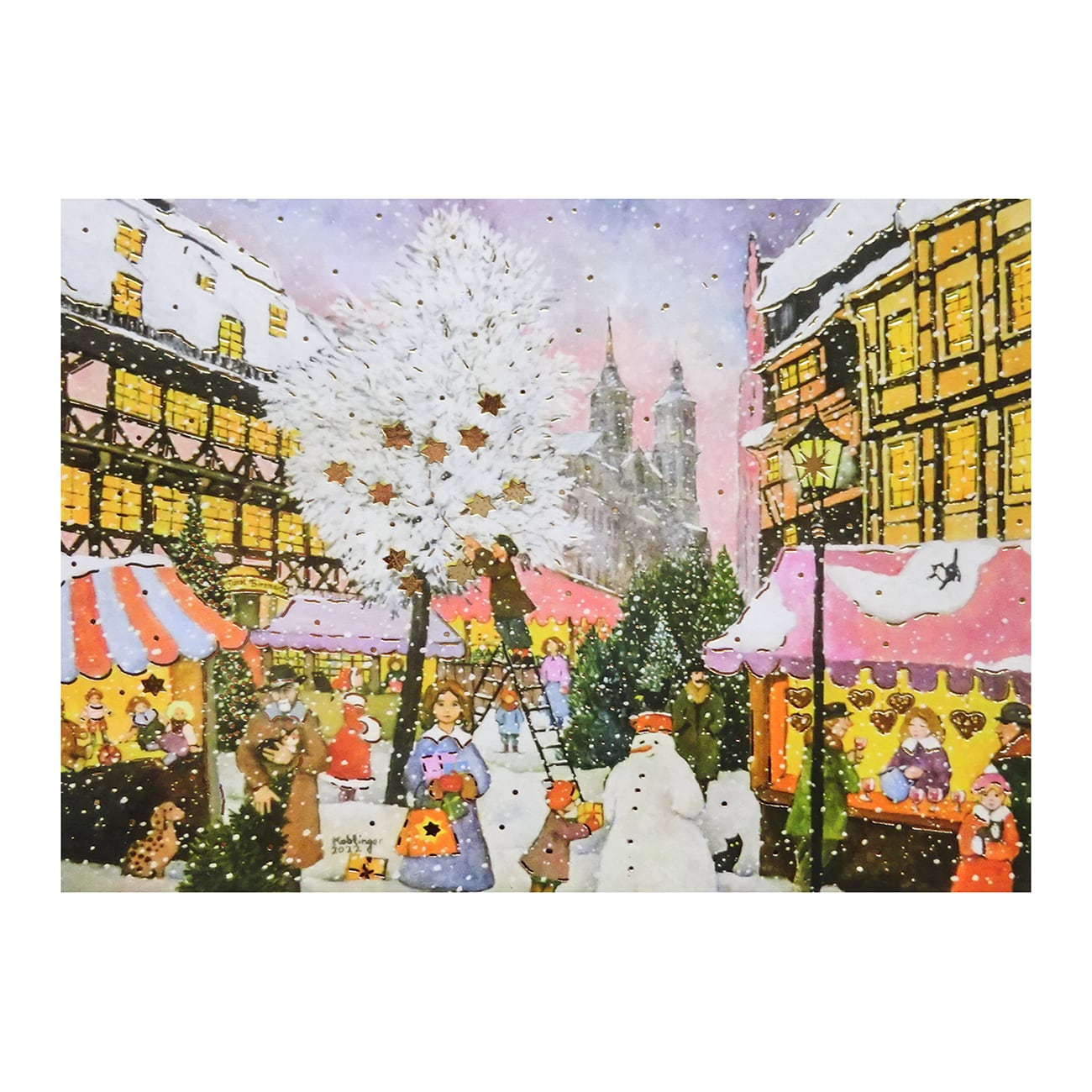 クリスマス ポストカード RENATE KOBLINGER LAG-2586 [LUKA BASIC] クリスマスマーケット | Pay ID