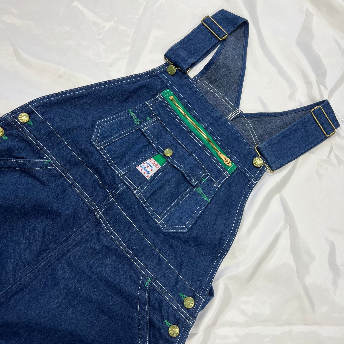 Green Stitch Overall | ta-ta closet