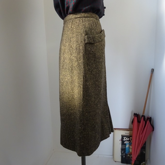 1950's Bobbie Brooks wool tihgt skirt | loveletter