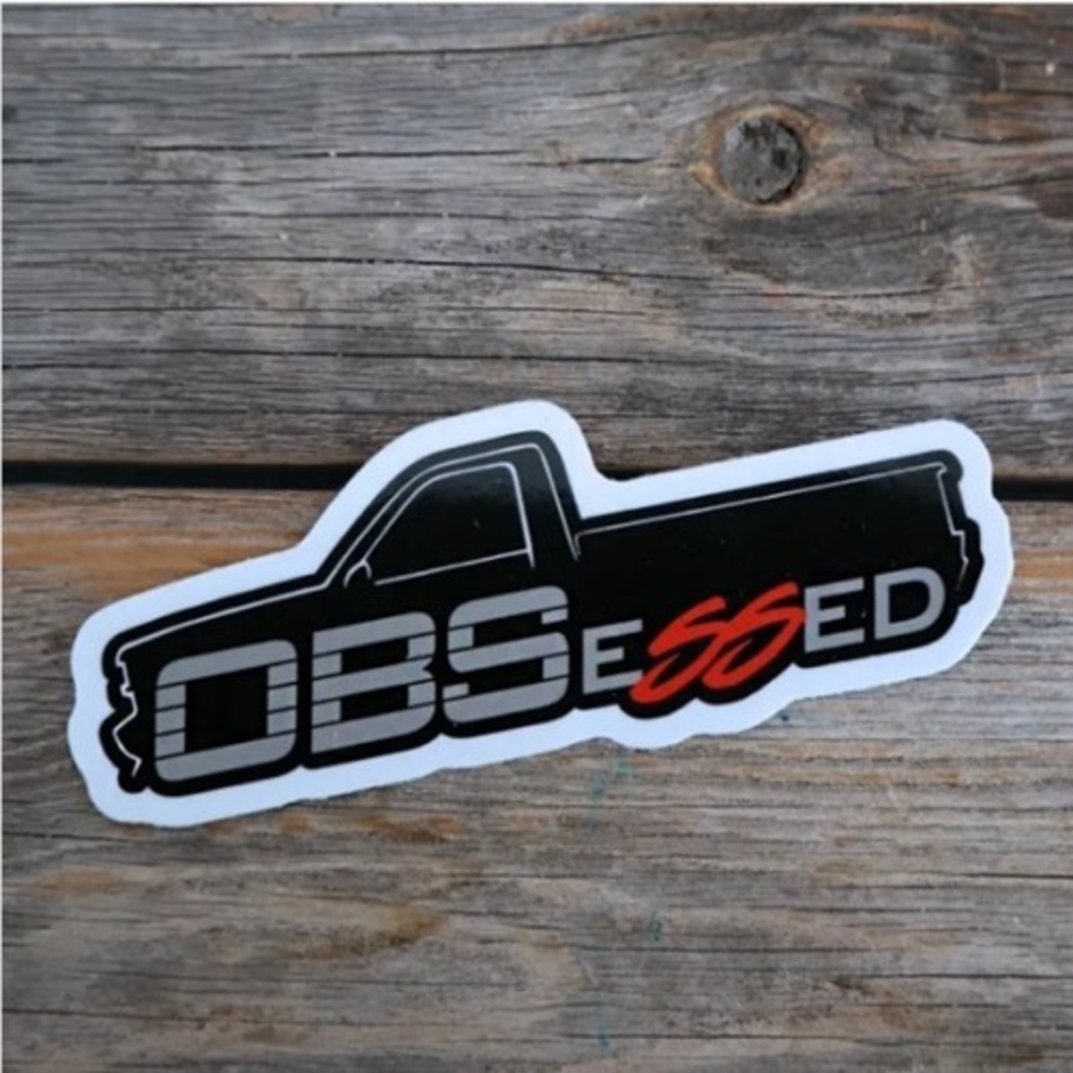 OBSESSED STICKER ステッカー オービーエストーク アメ車 アメリカ シーテン Chevrolet トラックトークメディア ...