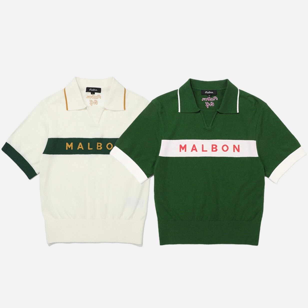 Malbon Golf】Malbon Script T-Shirts 2色 - watchesprime.com