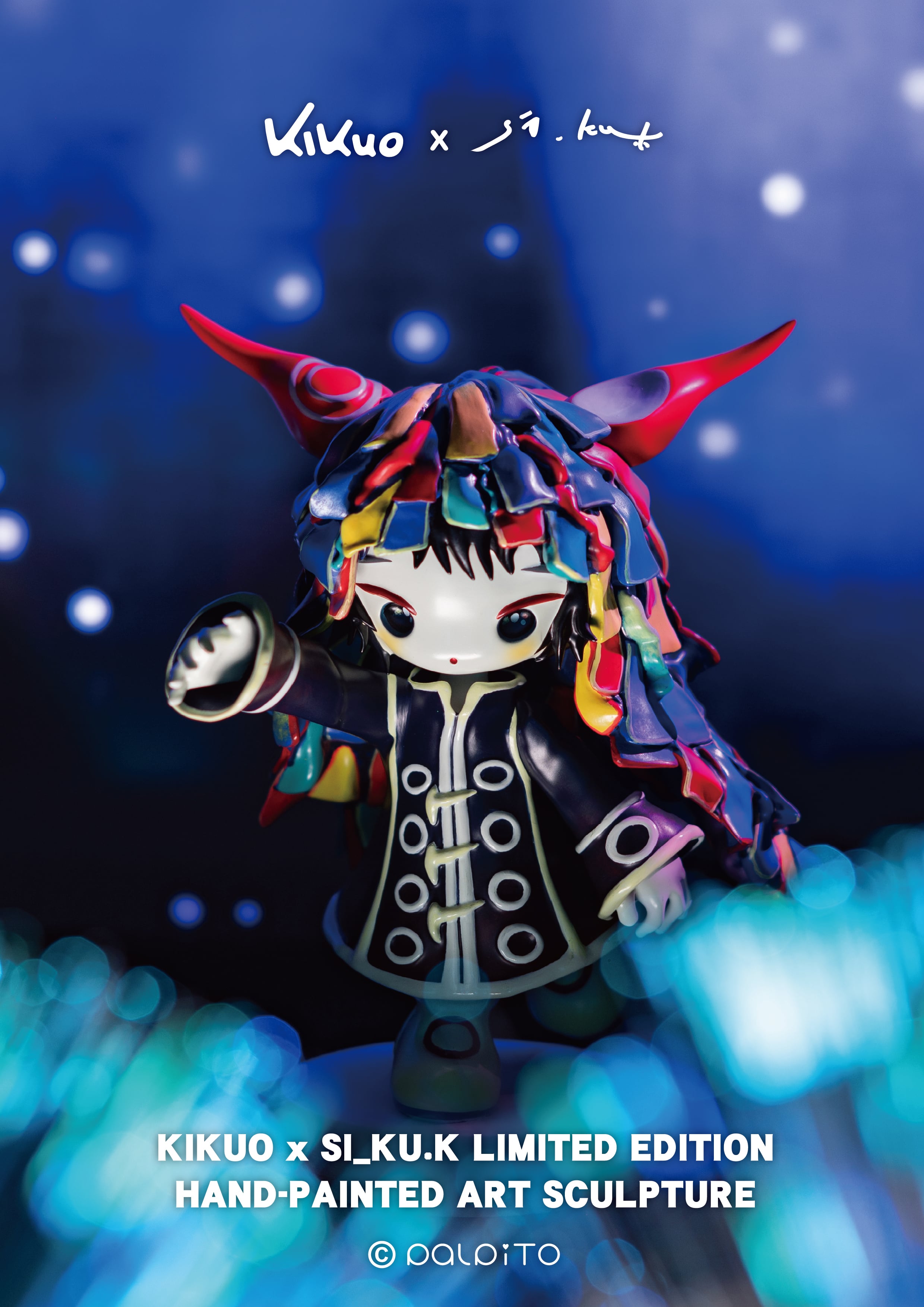 KIKUO×SI_KU.K Limited Edition Hand-Painted Art Sculpture | palpito