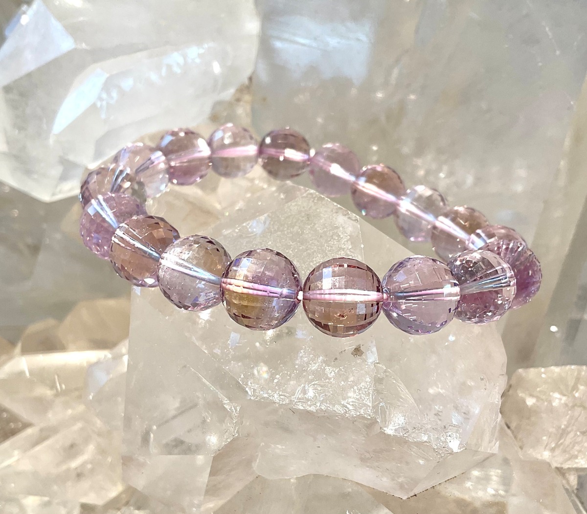 心身の癒し！カットアメトリンブレス 11mm | AMERI 自由が丘店 天然石・パワーストーン・ペンデュラム