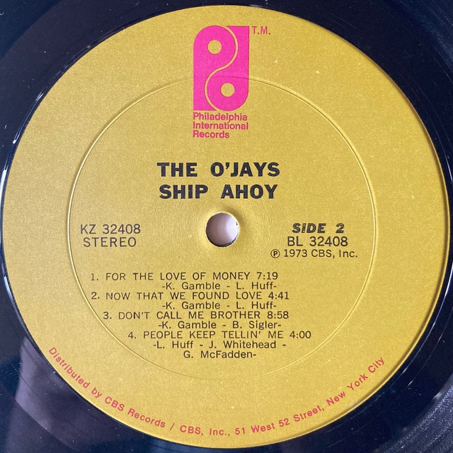 【Used / LP】 THE O'JAYS / Ship Ahoy | AgriTribeMusic - NEW / Used Records Store