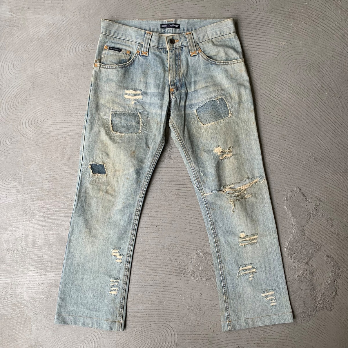 DOLCE&GABBANA / Damaged denim pants (B31) | SAMUEL FINCH / Online store