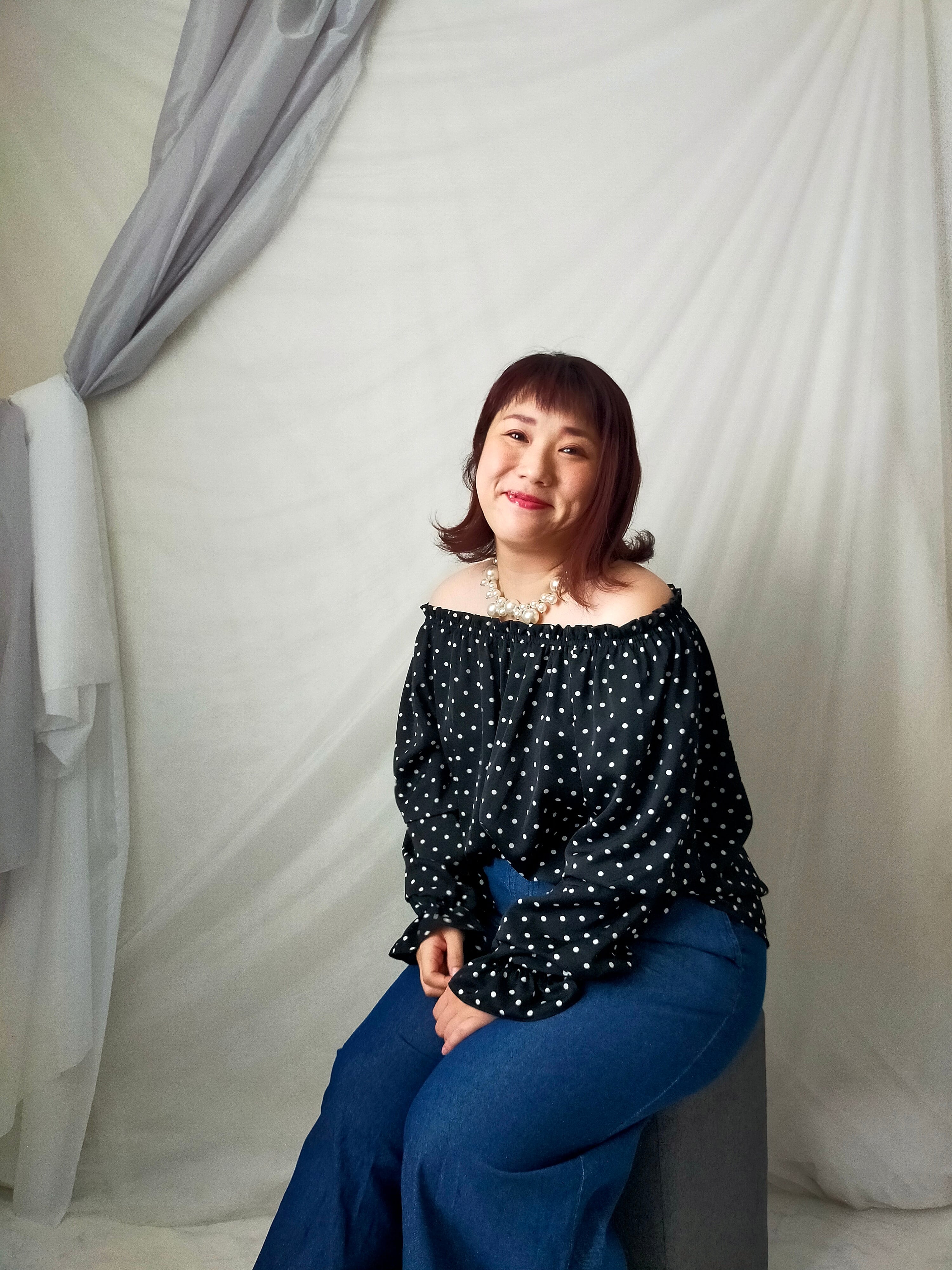 ドットブラウス | ぽっちゃりセレクトchachapi