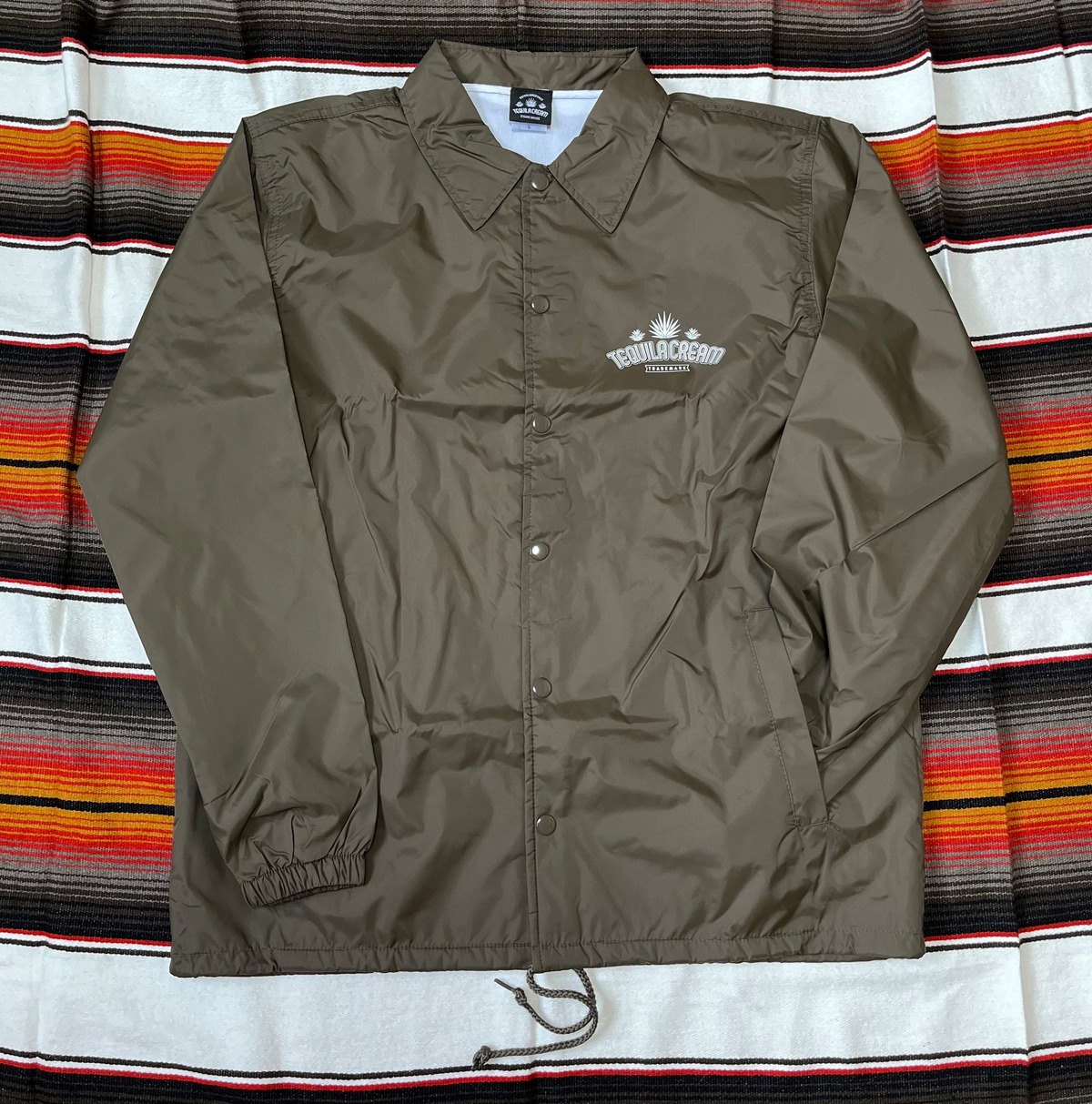Tequila Cream Coach Jacket | Tequila Cream Trade Mark
