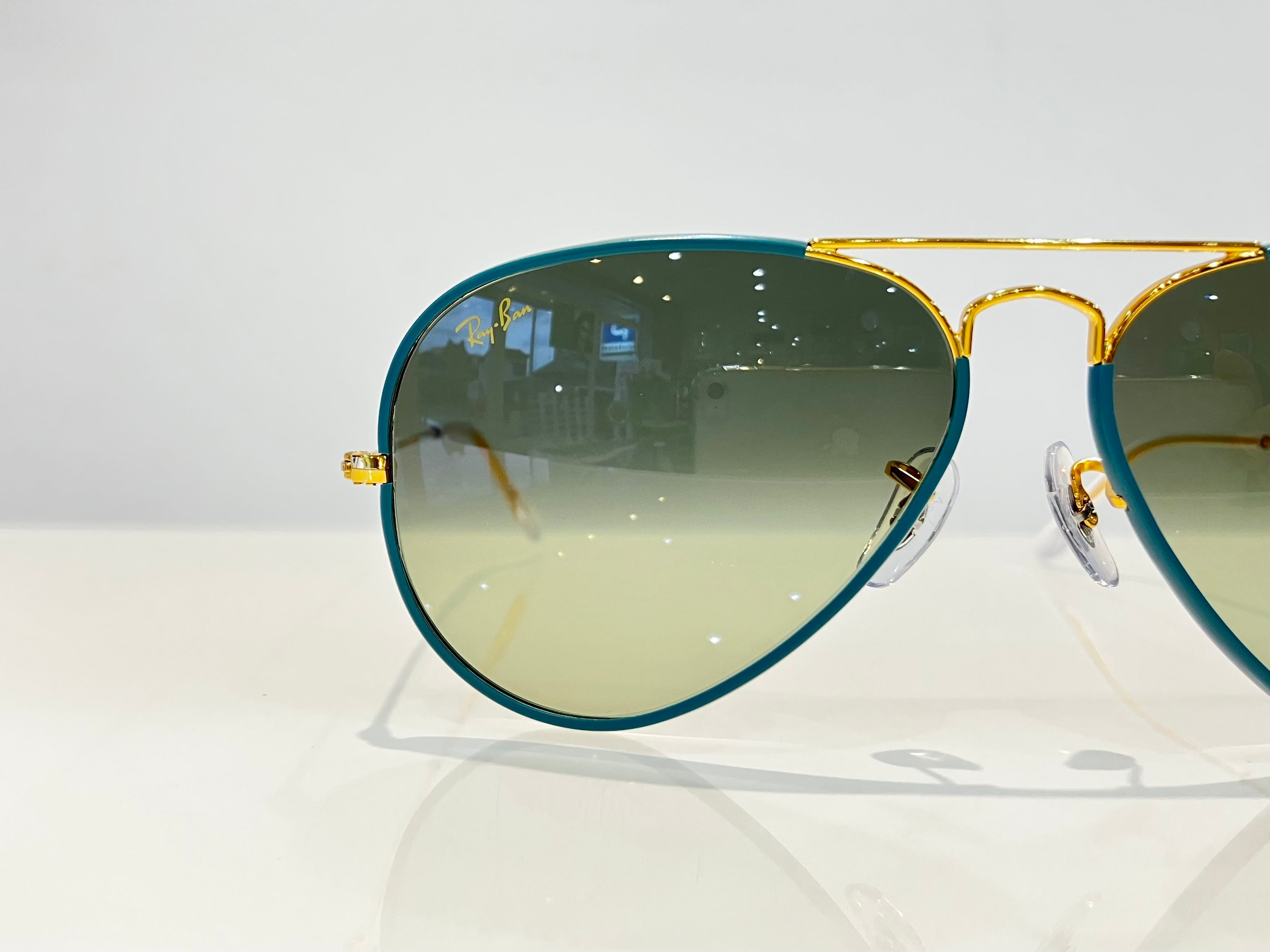 Ray-Ban AVIATOR FULL COLOR LEGEND グリーン | めがね工房中代