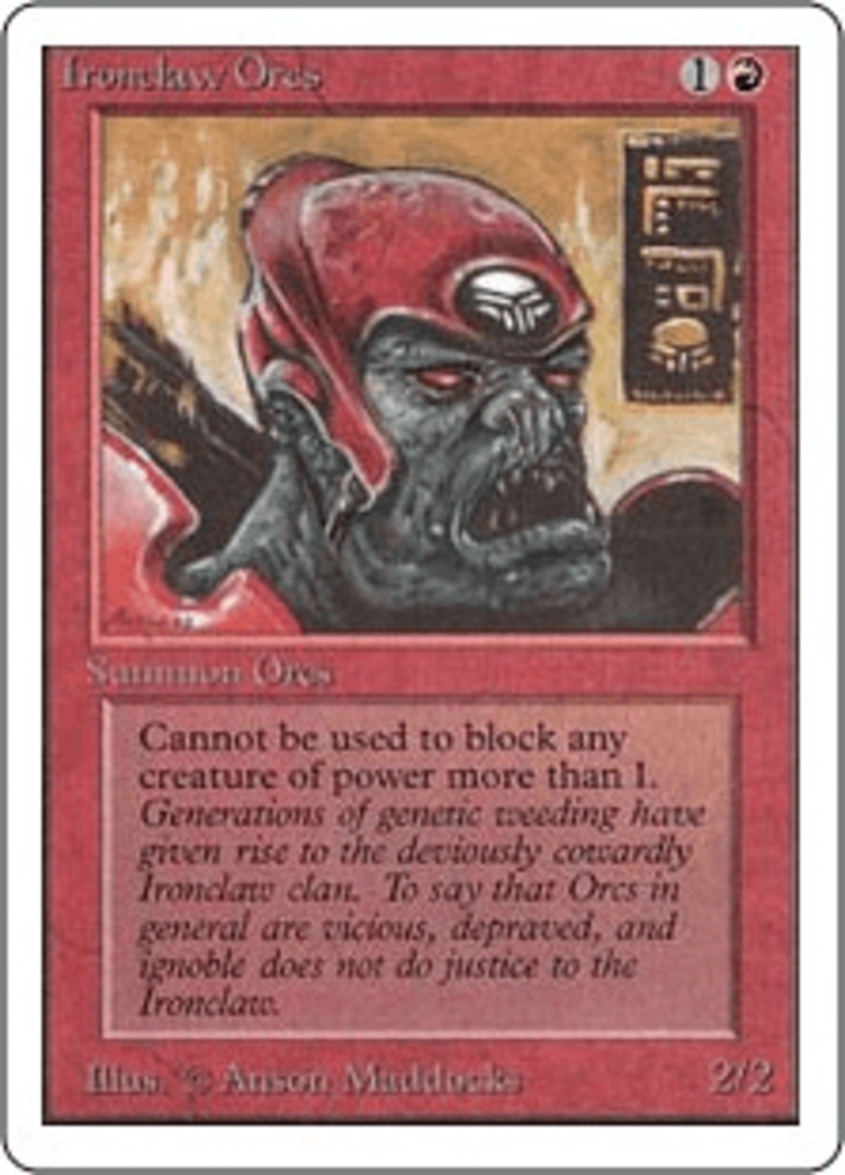 (EN) 鉄爪のオーク/Ironclaw Orcs [2ED](NM) | MTG専門店 BellSearch